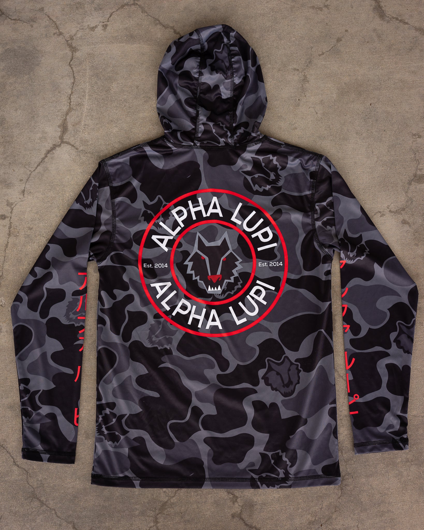Black Camo Alpha Lupi Rashguard